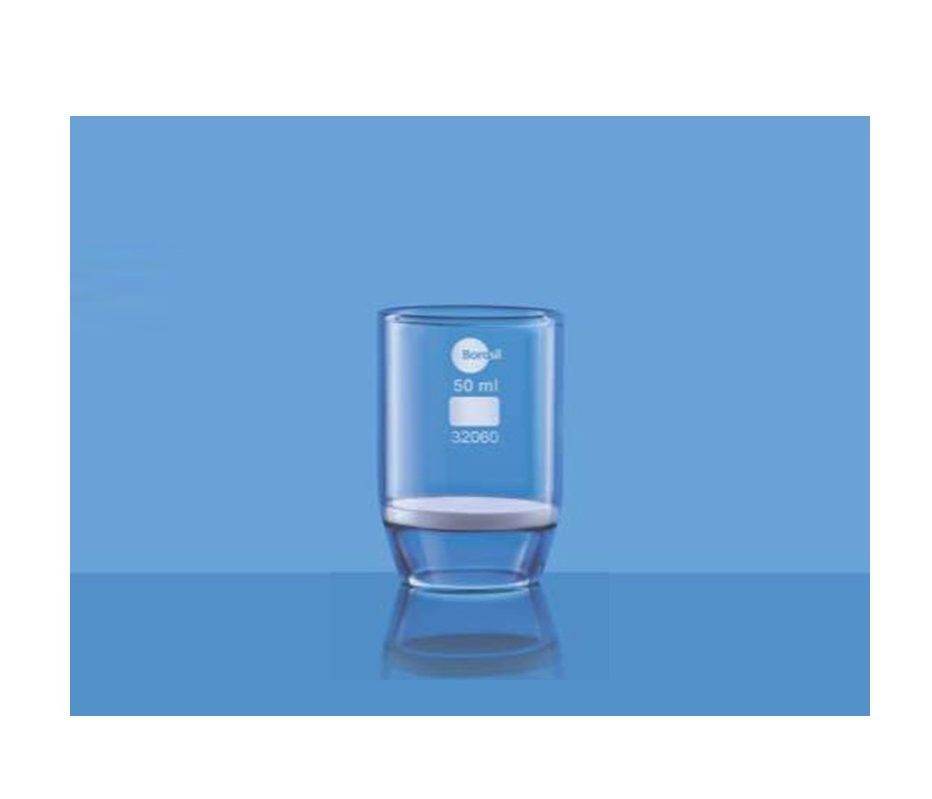 Borosil 32060 Crucible, Gooch Type, Low Form, with Sintered Disc - Aggstrom