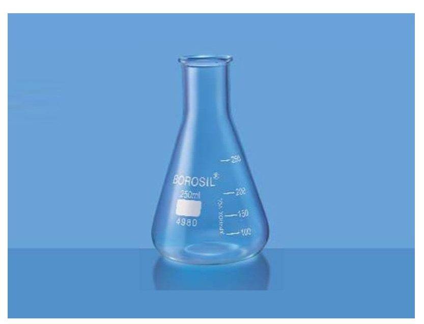 Borosil 4980 Erlenmeyer Flask - Conical Narrow Mouth - Aggstrom