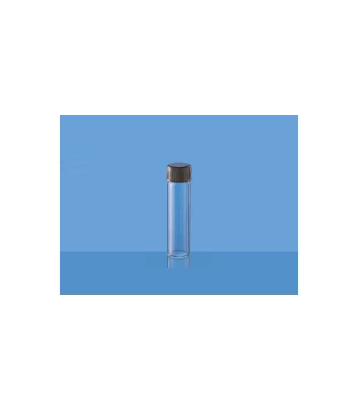 Borosil 9910 Flat Bottom Culture Media Tubes with PP Screw Cap and PTFE ...