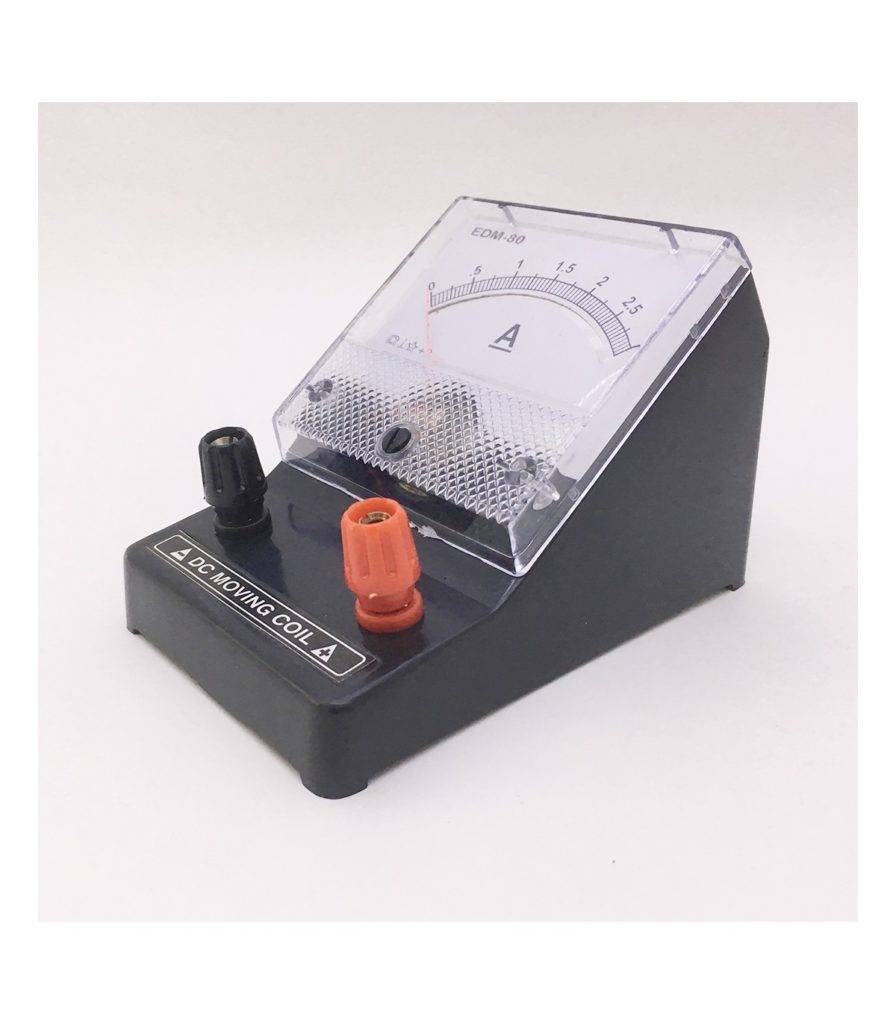 Ammeter AC with Desk stand, Square Dial, EDM-80 Model - Aggstrom