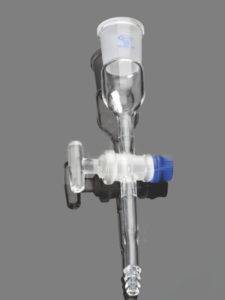 Adapter, Socket, with Glass stopcock - Aggstrom